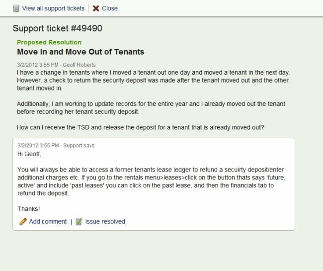 Relentless Support - Buildium